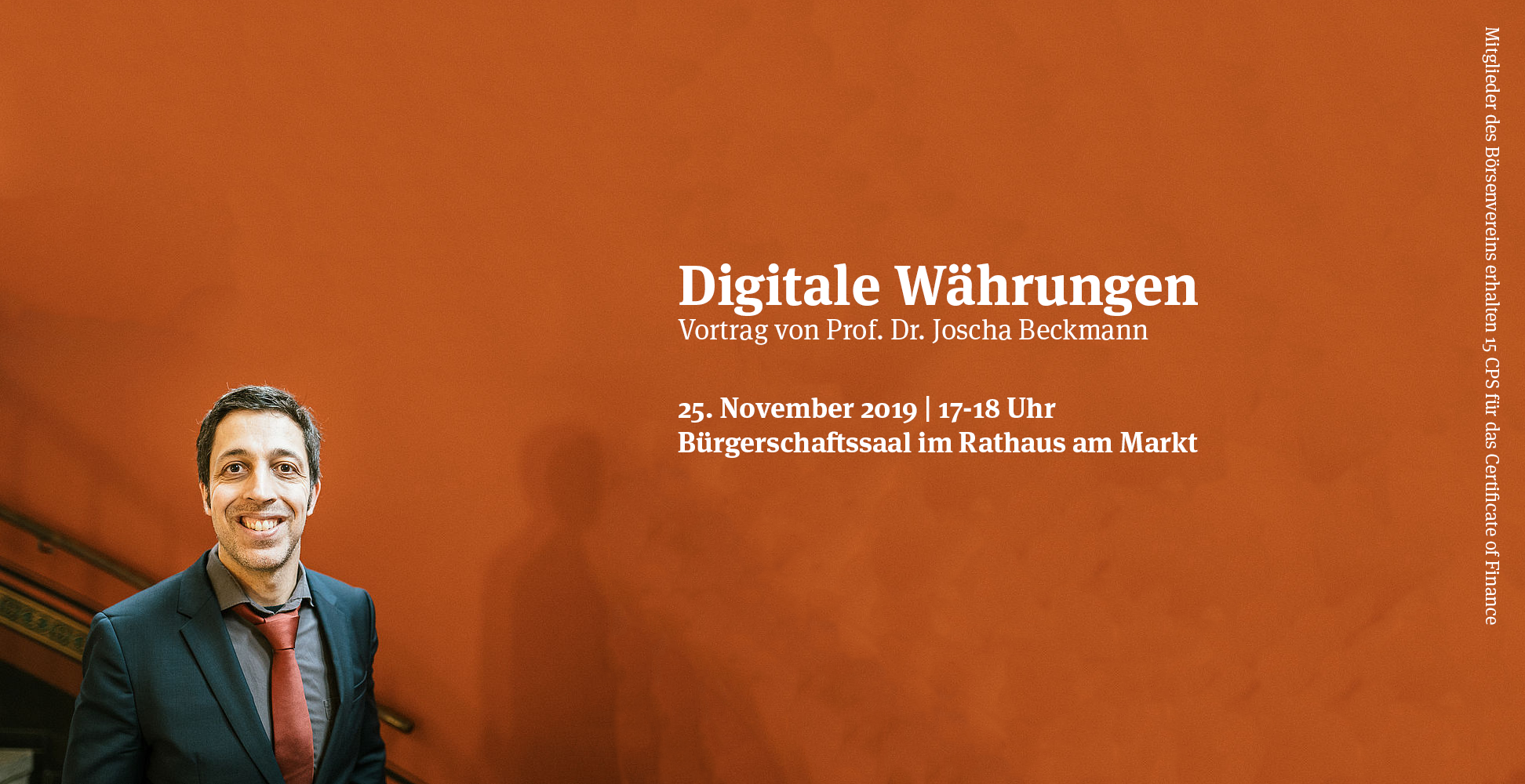 Digitale Währungen mit Prof. Dr. Joscha Beckmann - Börsenverein Greifswald